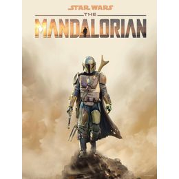 Bild Komar "Mandalorian Movie Poster", bunt (farbe bild(er): bunt), B:30cm H:40cm, Holz, Papier, Bilder, Bild, Wandbild zur Dekoration im Kinderzimmer - ohne Rahmen