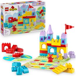 Konstruktionsspielsteine Lego "Hopsys Burgspiel (10450), Lego DUPLO Town", bunt, Spielbausteine, Kinder, Kunststoff, Konstruktionsspielsteine, Made in Europe