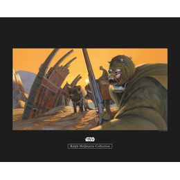Bild Komar "Star Wars Classic RMQ Tusken", bunt (farbe bild(er): bunt), B:50cm H:40cm, Holz, Papier, Bilder, Bild, Wandbild zur Dekoration im Kinderzimmer - ohne Rahmen