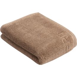 Badetuch Esprit "Modern Solid", braun (mocca), B:67cm L:140cm, Frottier, Obermaterial: 85% Baumwolle, 15% Lyocell (TENCEL&trade;), Handt&uuml;cher, Badetuch, vegan produziert