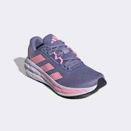 Laufschuh adidas Performance "QUESTAR 3", Damen, Gr. 40, lila (silber violet, pink spark, silber dawn), Synthetik, Textil, Schuhe Laufschuh