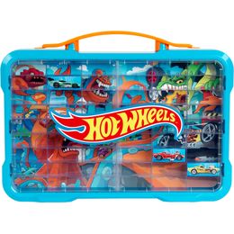 Sammelkoffer klein "Sammelvitrine f&uuml;r 54 Autos", blau, Aufbewahrungsboxen, KinderB:58cm H:43cm T:9,4cm, Kunststoff, Sammelkoffer, mit leuchtendem Hot Wheels Logo, B:58cm H:43cm T:9,4cm