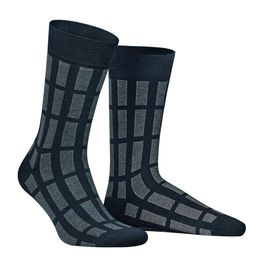 Socken Hudson "Socke Pin", Herren, Gr. 39-42, blau (marine 0335), Obermaterial: 75% Baumwolle CO. 23% Polyamid PA. 2% Elasthan EL., Socken Socken