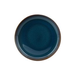 Suppenteller "Suppenteller Crafted &oslash; 21,9 cm", blau (denim), L:21,9cm, LIKE. BY VILLEROY & BOCH, Speiseteller, Suppenteller