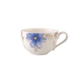 Villeroy & Boch Tasse VILLEROY & BOCH "Fr&uuml;hst&uuml;ckstasse Mariefleur Gris Basic 290 ml bunt", bunt, 1 tlg., Porzellan, Trinkgef&auml;&szlig;e, Tasse