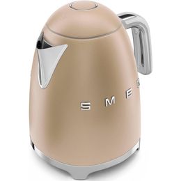 Smeg Wasserkocher "KLF03CHMEU", beige (champagner), B:22,3cm H:28cm T:17,1cm, Wasserkocher, Wasserkocher