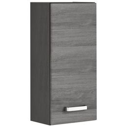 H&auml;ngeschrank Welltime "Ravenna", grau (eichefarben, graphit, rauchfarben), B:30cm H:64cm T:20cm, Schr&auml;nke, H&auml;ngeschrank
