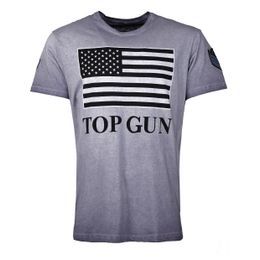 T-Shirt Top Gun "T-Shirt Search TG20191024", Damen, Gr. XL, blau, Obermaterial: 100% Baumwolle CO., Shirts T-Shirt