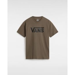 T-Shirt Vans "MNVansCLASSIC", Herren, Gr. XS, gr&uuml;n (bungee cord), Jersey, Obermaterial: 100% Baumwolle, Rundhals, Shirts T-Shirt, mit Markenlabel