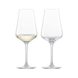 Wei&szlig;weinglas ZWIESEL GLAS "Wei&szlig;weingl&auml;ser Bouquet 370 ml 2er Set transparent", bunt (transparent), 2 tlg., Glas, Trinkgef&auml;&szlig;e, Wei&szlig;weinglas
