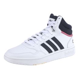 Sneaker adidas Sportswear "HOOPS 3.0 MID CLASSIC", Damen, Gr. 39, wei&szlig; (cloud wei&szlig;, legend ink, cloud wei&szlig;), Synthetik, Textil, Schuhe Sneaker