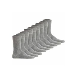 Sneakersocken Hudson "Socken SIMPLY&sup3; 3-PACK 9er Pack", Damen, Gr. 43-46, grau, Obermaterial: 80% Baumwolle CO. 18% Polyamid PA. 2% Elasthan EL., Socken Sneakersocken