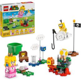 Konstruktionsspielsteine Lego "Abenteuer mit der interaktiven Lego Peach&trade; (71441), Lego Super Mario", bunt, Spielbausteine, Kinder, Kunststoff, Konstruktionsspielsteine, Made in Europe