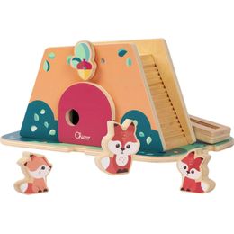 Spielwelt Chicco "My Woods Friends - Der Fuchsbau", bunt, Spielfigurenwelten, KinderB:20cm H:14cm T:28,5cm, Holz, Spielwelt, B:20cm H:14cm T:28,5cm