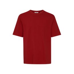 !Solid T-Shirt SOLID "T-Shirt SDCadel", Herren, Gr. L, rot (scarlet sage), Obermaterial: 100% Baumwolle CO., comfort fit normal, Rundhals, Shirts T-Shirt