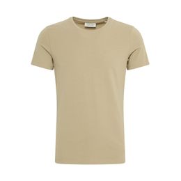 T-Shirt Casual Friday "T-Shirt CFDavid", Damen, Gr. S, beige (tree house), Obermaterial: 95% Baumwolle CO. 5% Elasthan EL., Shirts T-Shirt
