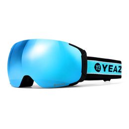 Skibrille YEAZ "Ski- und Snowboard-Brille TWEAK-X", blau, Sportbrillen, Skibrille