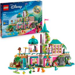 Konstruktionsspielsteine Lego "Prinzessinnenschloss mit Haustieren (43267), Lego Disney Princess", bunt, Spielbausteine, Kinder, Kunststoff, Konstruktionsspielsteine, Made in Europe