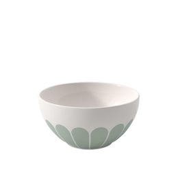 Villeroy & Boch Schale VILLEROY & BOCH "M&uuml;slischale Fleur Couleur &oslash; 14,1 cm", gr&uuml;n (vert), L:14,1cm, Sch&uuml;sseln, Schale