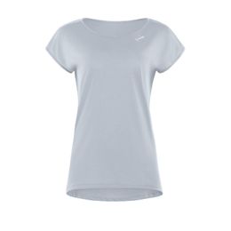 T-Shirt WINSHAPE "MCT013", Damen, Gr. XS, grau (cool grau), 50% Modal, 50% Baumwolle, Rundhals, Shirts T-Shirt, Ultra leicht