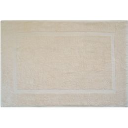 Badematte Dyckhoff "Kristall" Gr. 20, beige, H:2mm, Baumwolle, Badematten, Badematte, 2er Set Hotelmatte
