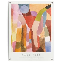 Poster Reinders "Paul Klee I", bunt (farbe bild(er): bunt), B:60cm H:80cm T:0,1cm, Leinwand, Bilder, Poster, Outdoor f&uuml;r Garten oder Balkon