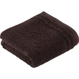 G&auml;stehandt&uuml;cher Vossen "Vienna Style Supersoft", braun (schwarz braun), B:30cm L:50cm, Walkfrottee, Baumwolle, Handt&uuml;cher, G&auml;stehandt&uuml;cher, im Set, supersoft Baumwolle