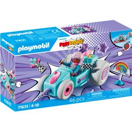 Konstruktions-Spielset Playmobil "Rasendes Einhorn (71635), Funstars", bunt, Spielbausteine, Kinder, Kunststoff, Konstruktions-Spielset, Made in Germany