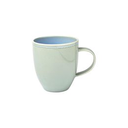 Becher "Kaffeebecher Crafted 358 ml", blau (blauberry), 1 tlg., Porzellan, LIKE. BY VILLEROY & BOCH, Trinkgef&auml;&szlig;e, Becher