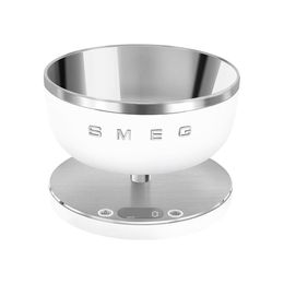 Smeg K&uuml;chenwaage "KSC01WHMWW", wei&szlig; (wei&szlig;, matt), B:20,5cm H:15cm L:20,5cm, K&uuml;chenwaagen, K&uuml;chenwaage