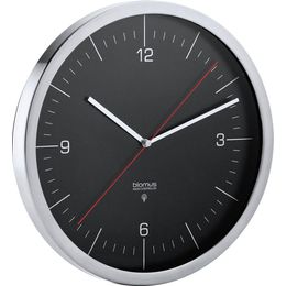 Wanduhr Blomus "CRONO", schwarz, B/H/L: 24cm, Wanduhren, Wanduhr