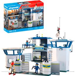Konstruktions-Spielset Playmobil "Polizei-Kommandozentrale (71873), Action Heroes", bunt, Spielbausteine, Kinder, Kunststoff, Konstruktions-Spielset, Made in Europe, Topseller