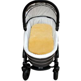 Babylammfell Heitmann Felle "Einlage - echtes Lammfell", Baby, Gr. B/L: 33cm x 73cm, beige, Baumwolle, Lammfell, winterlich, Wohndecken Babylammfell, ideal f&uuml;r Soft-Tragtaschen, Kinderwagen, Buggy, Kinderbett, waschbar