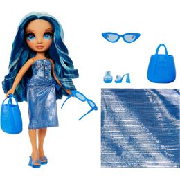 Anziehpuppe RAINBOW HIGH "Rainbow High Swim & Style Fashion Doll- Skyler (Blue)", blau (bla), Puppen, Kinder, Anziehpuppe