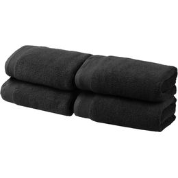 Handt&uuml;cher OTTO HOME "Fenya, flauschig und weich, Premium Handt&uuml;cher 550gr/m&sup2;", grau (anthrazit), B:50cm L:100cm, Webfrottier, Baumwolle, Handt&uuml;cher, Handt&uuml;cher, mit Bord&uuml;re, Set, 100% Baumwolle, Hotel-Qualit&auml;t, 5 Jahre Garantie