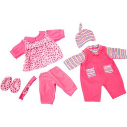 Puppenkleidung BAYER "Legging/Latzhose", pink (pink, rosa), Puppenkleidung, Baby, Puppenkleidung