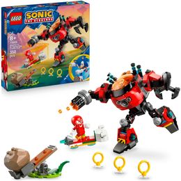 Konstruktionsspielsteine Lego "Knuckles vs. Dr. Eggmans Egg Crusher Mech (77005), Lego Sonic", bunt, Spielbausteine, Kinder, Kunststoff, Konstruktionsspielsteine, Made in Europe