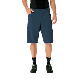 Fahrradhose Vaude "LEDRO", Herren, Gr. XXL, N-Gr, blau (dunkelblau), Obermaterial: 100% Polyester. Obermaterial 2: 92% Polyester, 8% Elasthan, Hosen Fahrradhose, sportlicher Stil, f&uuml;r Radsport, schnell trocknend