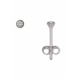 Adelia&acute;s Paar Ohrstecker ADELIA&acute;S "925 Silber Ohrringe Ohrstecker mit Zirkonia &Oslash; 2 mm", silber, Ohrringe, Damen, Silber 925 (Sterlingsilber), Paar Ohrstecker