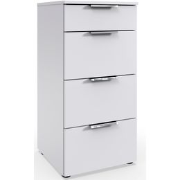 Schubkastenkommode wimex "Level by fresh to go", wei&szlig;, B:41cm H:84cm T:41cm, Holzwerkstoff, Sideboards, Schubkastenkommode, 4 Schubladen mit soft-close Funktion, 41cm breit, 84cm hoch