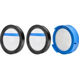 AEG Filter-Set "ASKW4", blau (blau, schwarz), Filterkartuschen, 2 Vormotor- und 1 Hygienefilter, Filter-Set
