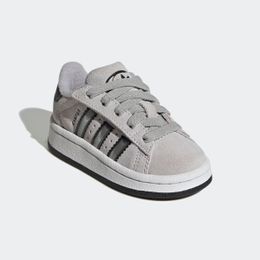 Sneaker adidas originals "CAMPUS 00S COMFORT CLOSURE ELASTIC LACE KIDS", Damen, Gr. 26, silber (grau two, matte silber, core schwarz), Leder, Synthetik, Schuhe Sneaker, f&uuml;r Kinder & Jugendliche
