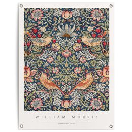 Poster Reinders "William Morris - Erdbeerdieb", bunt (farbe bild(er): bunt), B:60cm H:80cm T:0,1cm, Leinwand, Bilder, Poster, Outdoor f&uuml;r Garten oder Balkon
