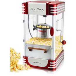 Emerio Popcornmaschine "POM-120650", bunt (rot, silberfarben), B:28cm H:45cm T:24cm, Popcornmaschinen, Popcornmaschine