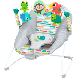 Babywippe Bright Starts "Playful Paradise&trade; Vibrating Bouncer", Baby, bunt, Kunststoff, Metall, Babywippen Babywippe, mit Sound-Effekt