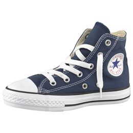 Sneaker Converse "Kinder Chuck Taylor Hi", M&auml;dchen, Gr. 30, blau (marine), Textil, Schuhe Sneaker, f&uuml;r Kinder
