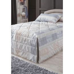 Tagesdecke, beige, B:277cm L:250cm, Polyester, Westfalia Schlafkomfort, Tagesdecken, Tagesdecke