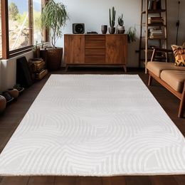 Teppich Ayyildiz Teppiche "SAHARA 1113", beige (cream), B:120cm H:12mm L:170cm, Polypropylen, Teppiche, Teppich, L&auml;ufer / Pflegeleicht / Strapazierf&auml;hig / Trend Colors/ Wohnzimmer