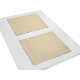 Platzset WIRTH "Neufahrn" Gr. 1, grau (taupe), B:40cm L:35cm, Obermaterial: 60% Polyester, 40% Polyacryl, Platzsets, Platzset