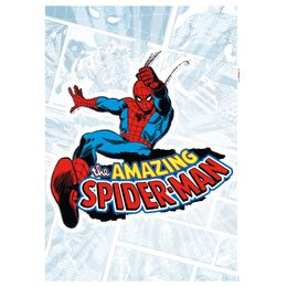 Wandtattoo Komar "Spider-Man Comic Classic - Gr&ouml;&szlig;e 50 x 70 cm", bunt, B:50cm H:70cm, Folie, Wandtattoos, Wandtattoo, selbstklebend, Wandsticker, Kinderzimmer